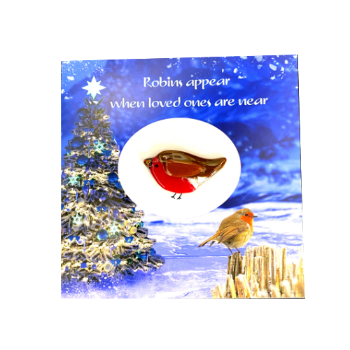 Robin Card – Glass Craft